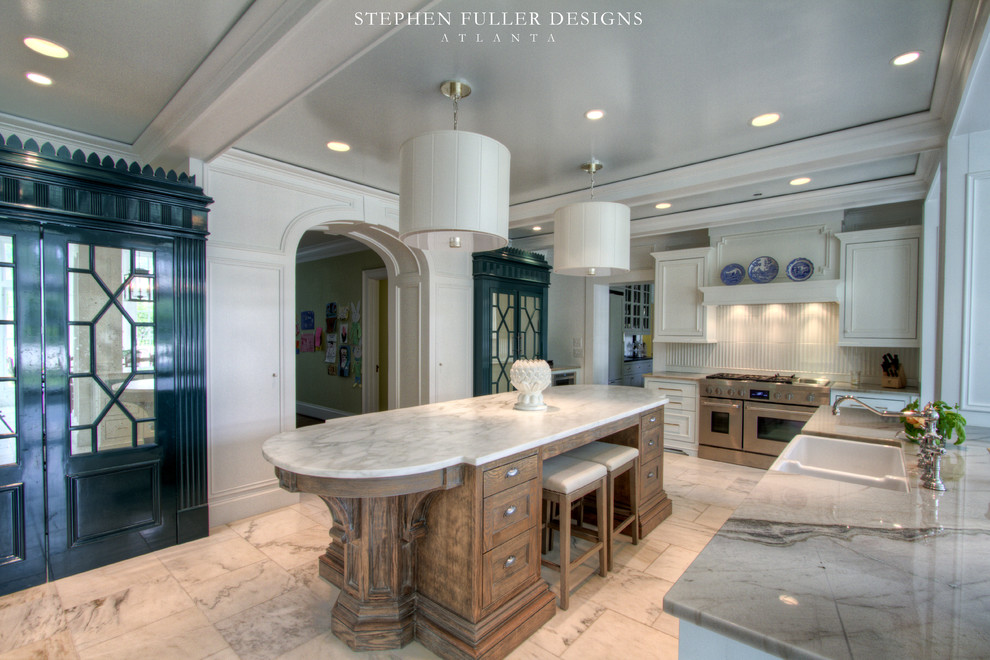 A Classic Kitchen - Traditional - Kitchen - Atlanta - by Stephen Fuller ...