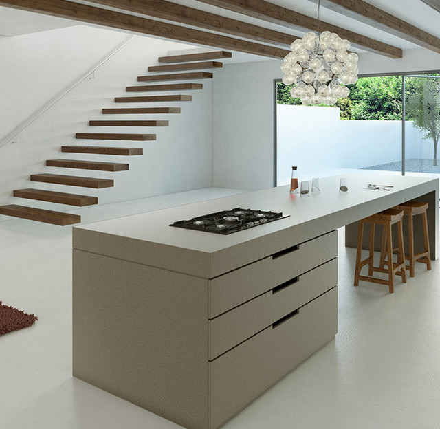 A Closer Look at Caesarstone - Modern - Kitchen - Miami - by Omicron ...