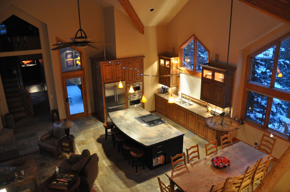 A Colorado Mountain Retreat Kitchen Renovation - Traditional - Kitchen ...