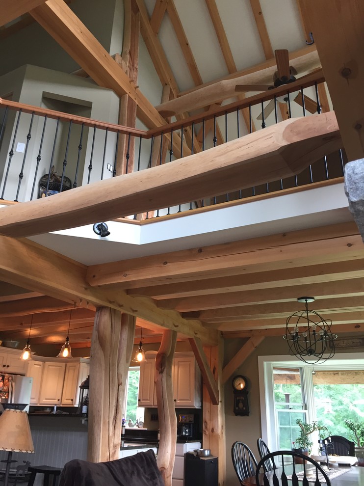 A Custom Hand-Crafted Timber Framed House - Farmhouse - Kitchen - Other ...
