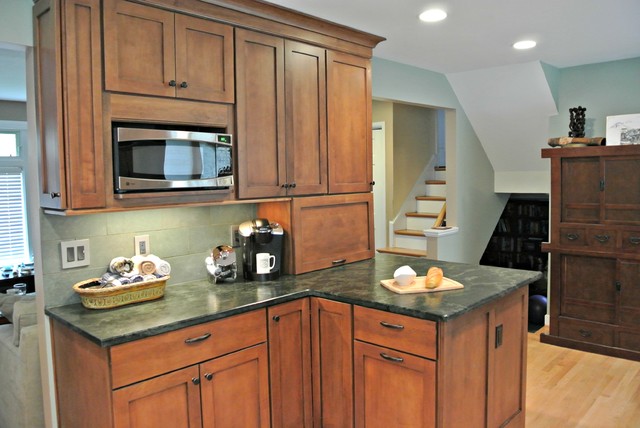 A Frank Lloyd Wright Inspired Kitchen - Midcentury - Kitchen - DC Metro ...