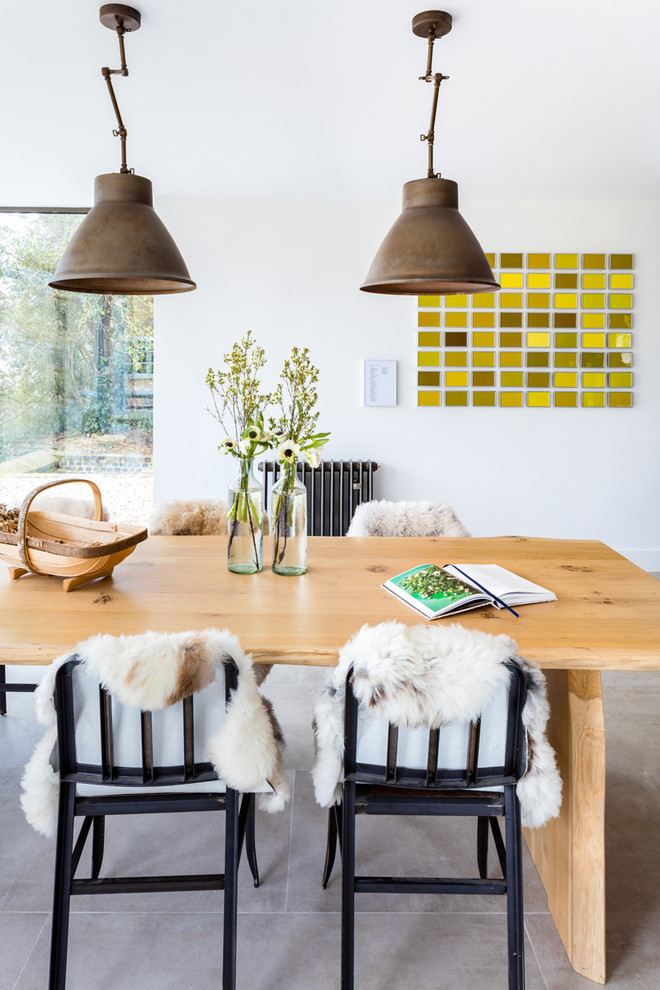 A High Impact Makeover For an Old Country Mill - Country - Dining Room ...