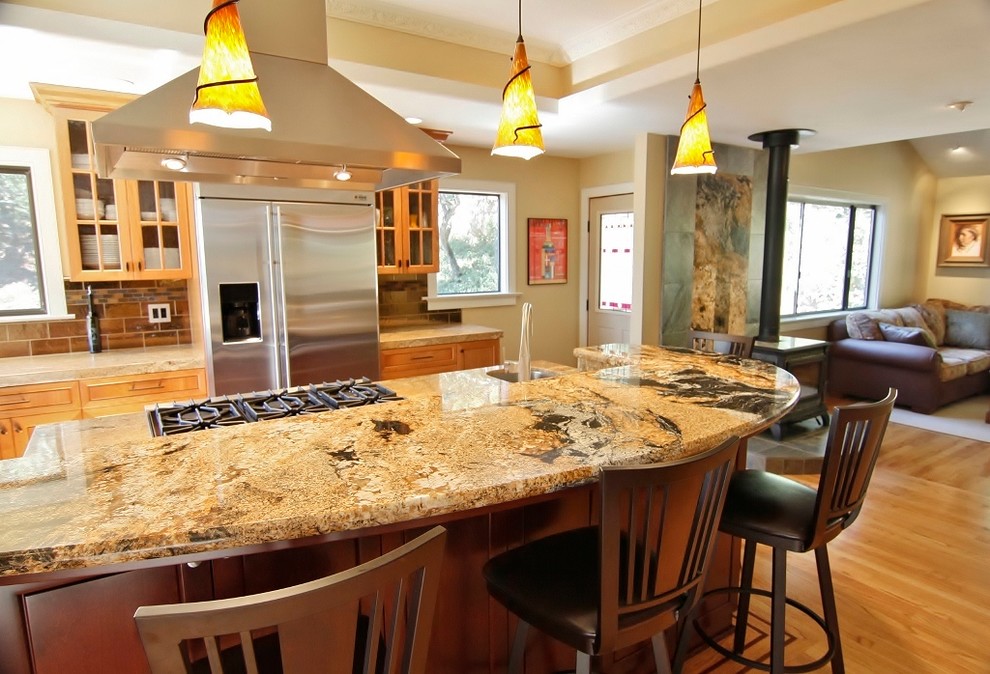 A Joyful Open Plan - Traditional - Kitchen - San Francisco - by ...