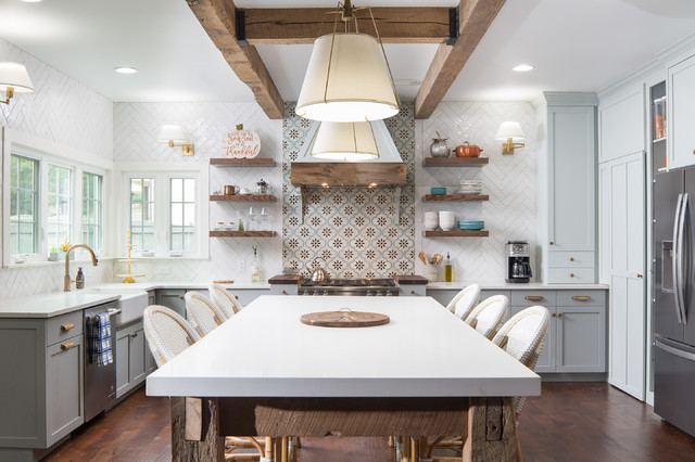 Kitchen of the Week: Old Meets New in a Family Gathering Spot
