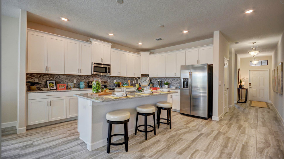 A Lennar Model Home Design - Beach Style - Kitchen - Miami - by Beasley ...