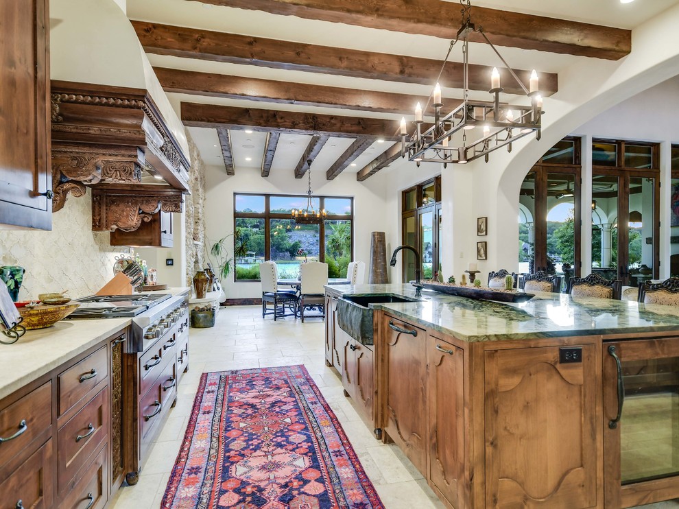 A Little Hacienda on the Lake - Mediterranean - Kitchen - Austin - by ...