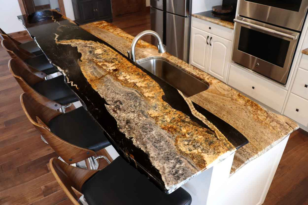 A Modern Kitchen with a Rustic Flair- Medieval - Modern - Kitchen ...