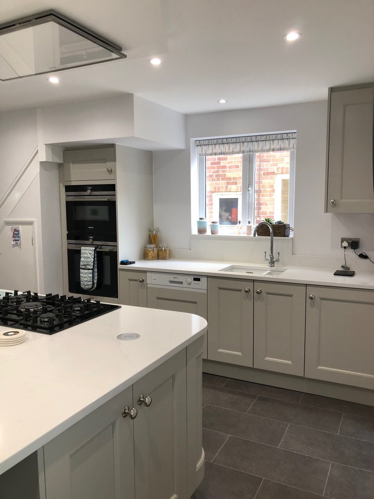 A Modern Open Plan Kitchen Transformation - Contemporaneo - Cucina ...