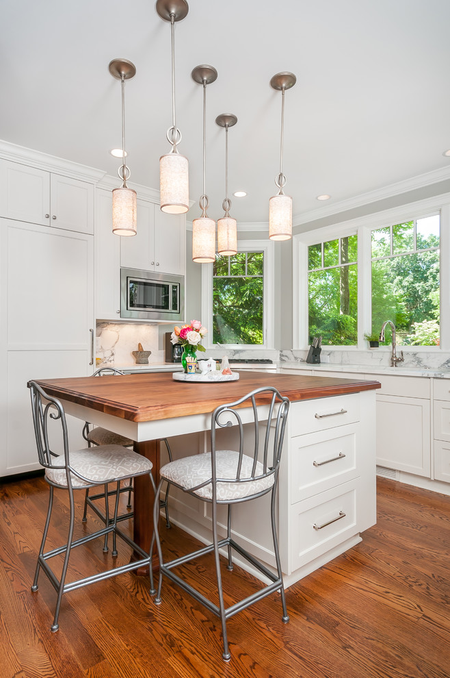 A New Bay Window addition makes a great functional kitchen with great ...