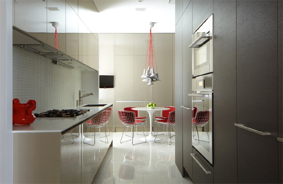 A Parisian Apartment in New York - Contemporary - Kitchen - New York ...