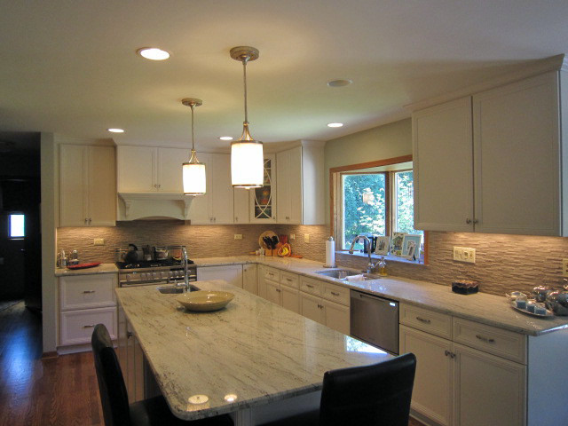 A Sleek Masterpiece Kitchen - Traditional - Kitchen - Chicago - by ...