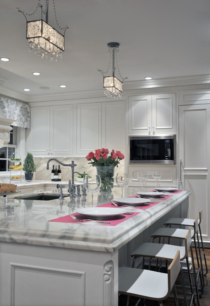 A Touch of Grey - Traditional - Kitchen - New York - by Showcase ...
