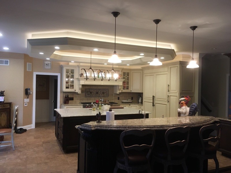 A traditional high end kitchen in progress...stay tuned - Traditional ...