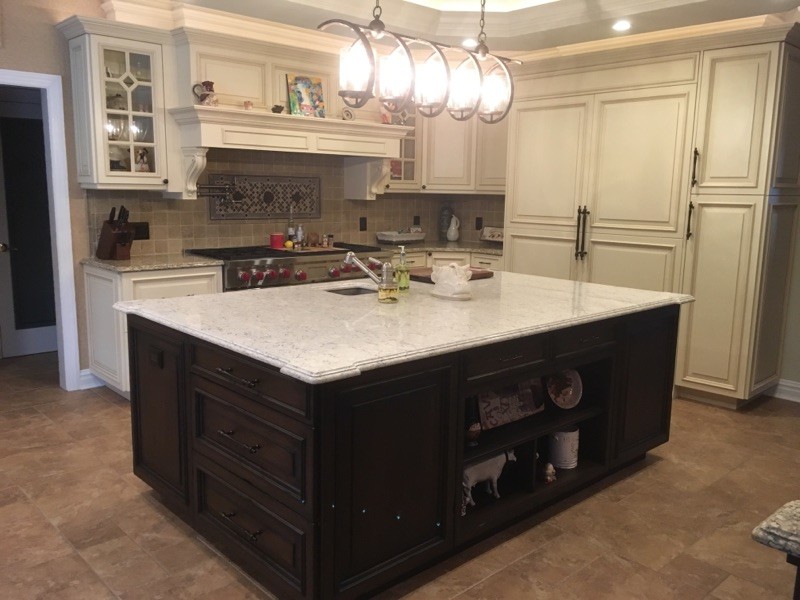A traditional high end kitchen in progress...stay tuned - Traditional ...