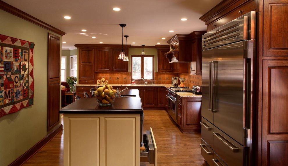 A Traditional Kitchen with Modern Conveniences - Traditional - Kitchen ...