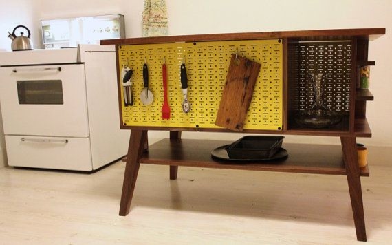 A very cool and creative custom use for Wall Control metal pegboard ...