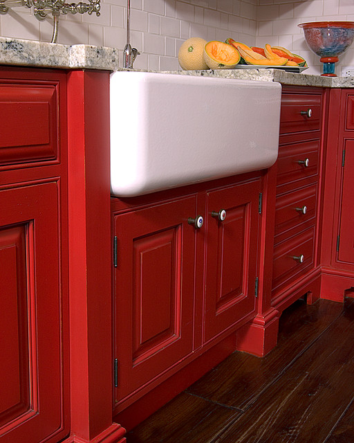 A Vision in Red - Traditional - Kitchen - Other - by Atwood: Fine ...
