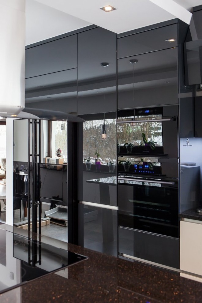 Acrylic Cabinet Doors - Modern - Kitchen - New York - by Cronos Design ...