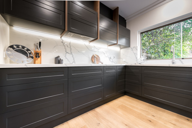 Adelaide Kitchen, dining & living room renovation - Contemporary ...