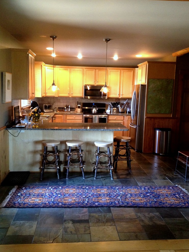 Adirondack renovation - Eclectic - Kitchen - Boston - by Anja Kola Fine ...