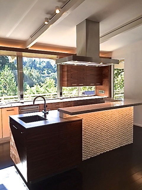 AFTER - Island & Perimeter Window Wall - Cuisine - San Francisco - par ...
