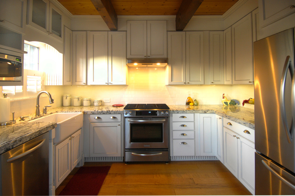 AFTER: Range Wall - Traditional - Kitchen - Los Angeles - by Correy ...