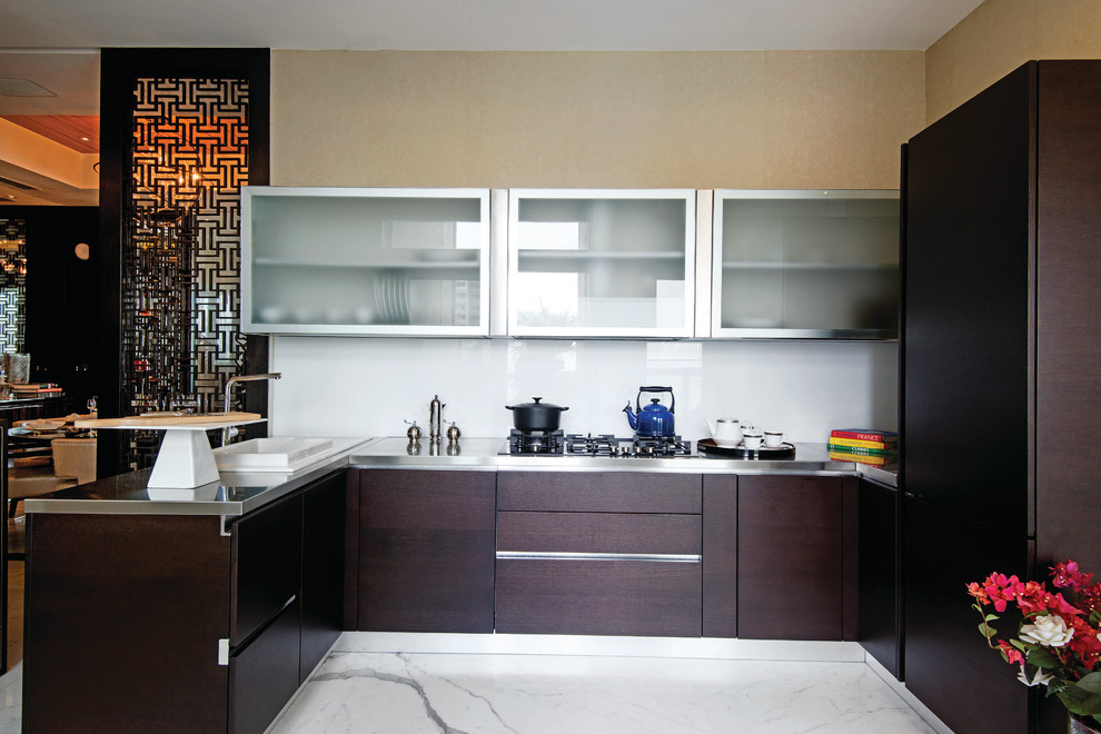 Ahuja Towers, Worli, Mumbai - Modern - Kitchen - Mumbai - by Prachi ...