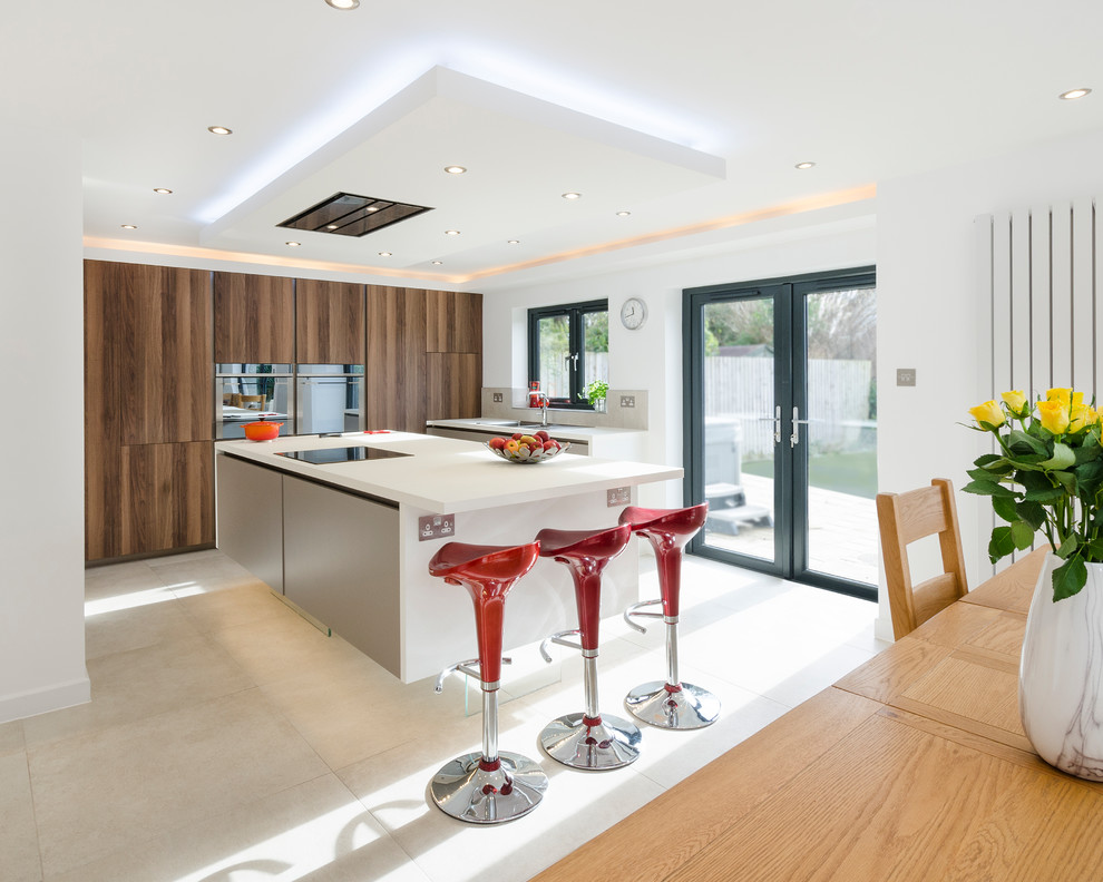 AK_Project - Noce & Creta - Modern - Kitchen - Devon - by Arrital ...