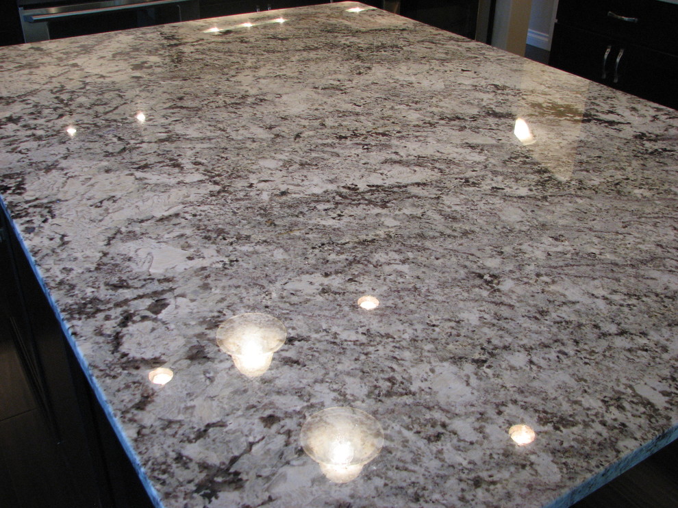 Alaska White Granite - Contemporary - Kitchen - Other - by North Coast ...