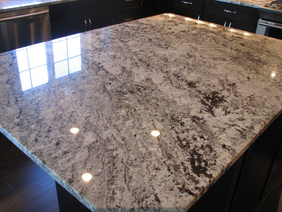 Alaska White Granite - Contemporary - Kitchen - Other - by North Coast ...