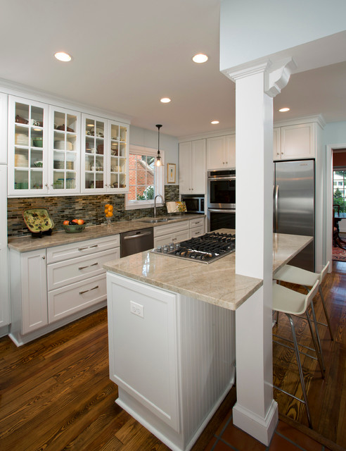 Alexandria Cozy White Kitchen - Traditional - Kitchen - DC Metro - by Braswell Design+Build ...