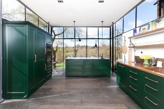 Alkerton - A Bespoke In-Frame Kitchen Kitchen with a Contemporary Twist ...