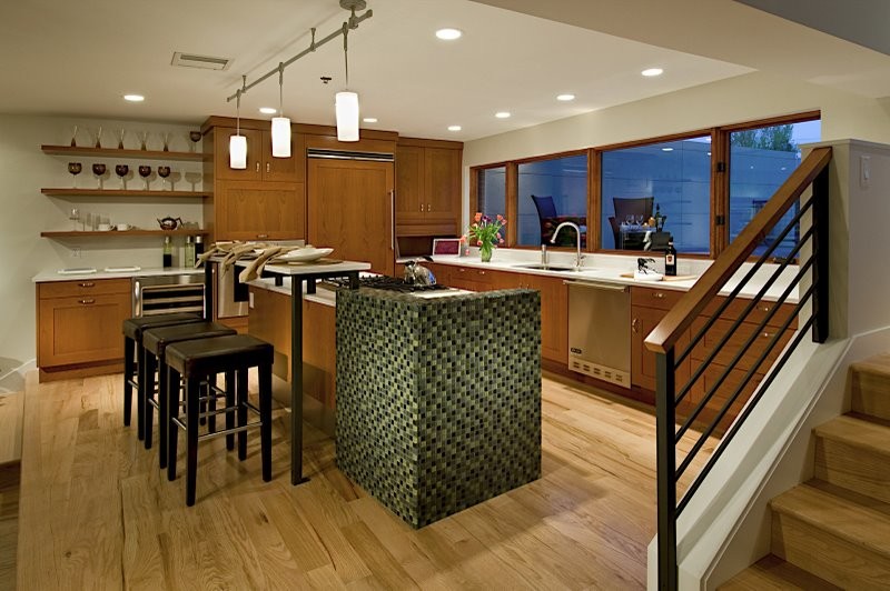 Alpine Triplex - Modern - Kitchen - Denver - by Silver Lining Builders ...