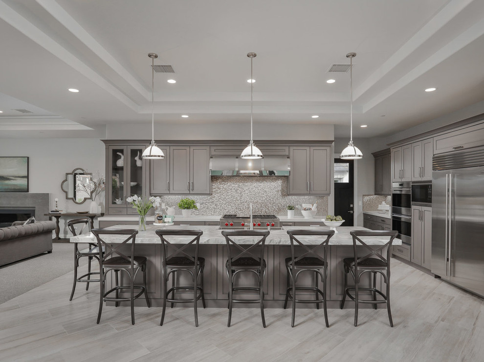 Alta Del Mar-French Country Transitional - Transitional - Kitchen - San ...