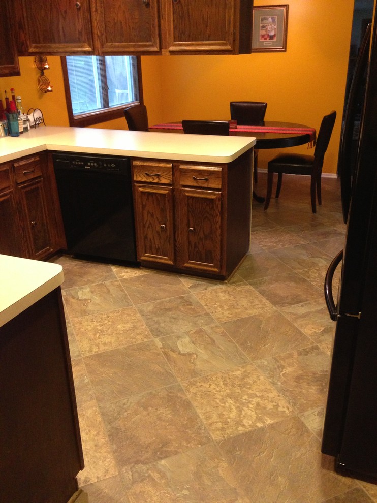 Alterna Luxury Vinyl Tile - Modern - Kitchen - Detroit - by Riemer ...