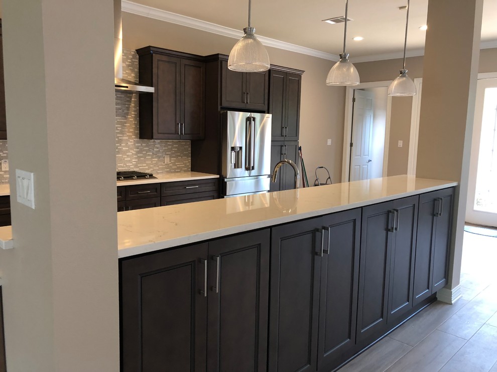 Alton Stone Gray Kitchen Cabinets - Contemporary - Kitchen - Austin ...