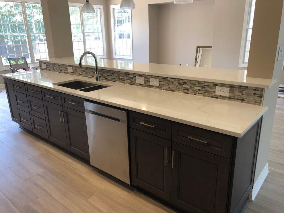 Alton Stone Gray Kitchen Cabinets - Contemporary - Kitchen - Austin ...