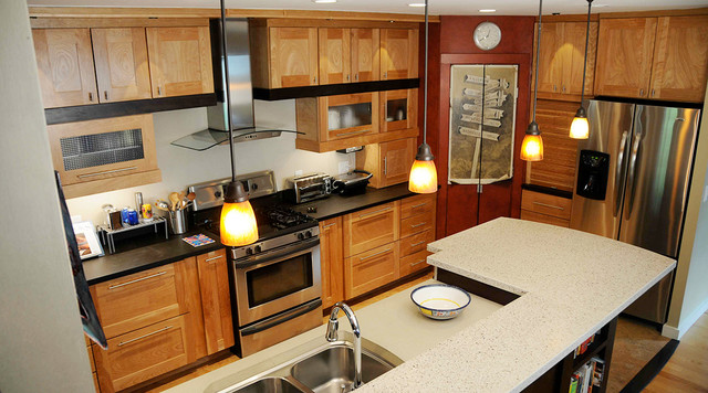 Ample storage and pantry - Modern - Kitchen - Burlington - by Lewis ...