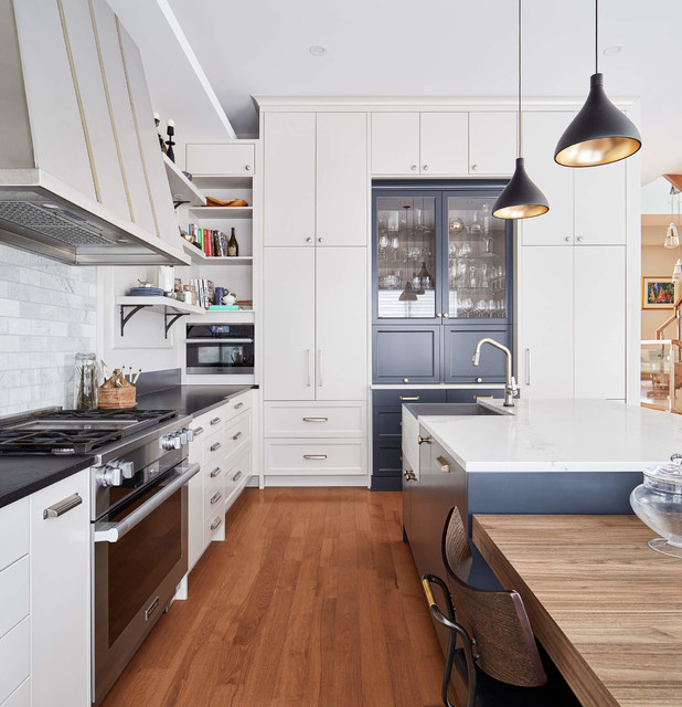 An Eclectic Charmed Kitchen - Transitional - Kitchen - Ottawa - by ...