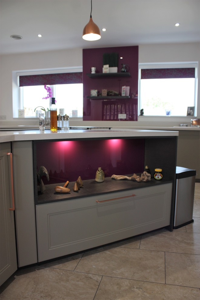 An impressive kitchen designed for a new build modern home - Modern ...