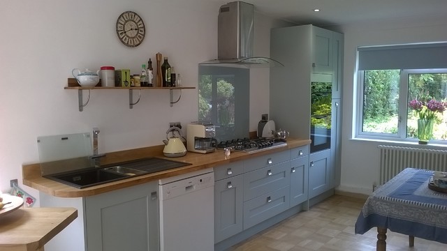 An Innova Norton Cornflower Blue Kitchen - Real Customer Kitchens ...
