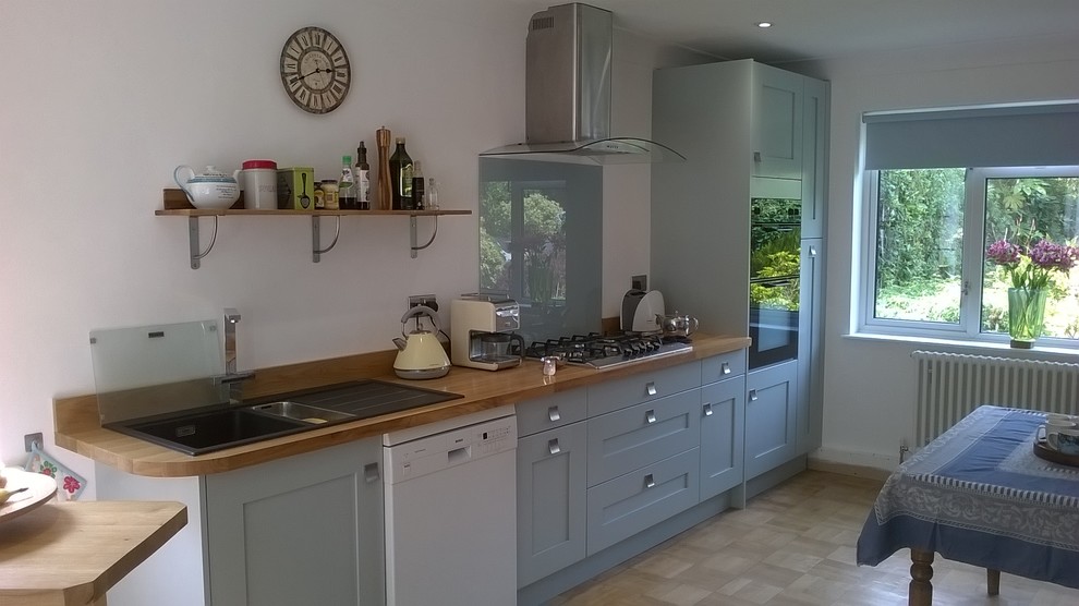 An Innova Norton Cornflower Blue Kitchen - Real Customer Kitchens ...