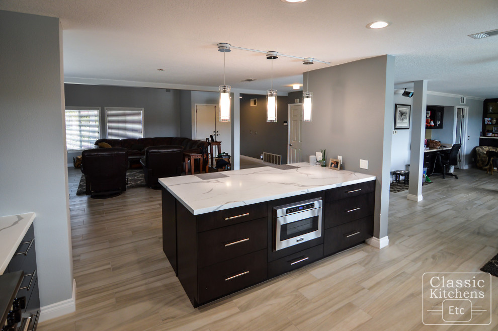 Modern Kitchen Remodel & Expansion - Modern - Kitchen - Orange County ...