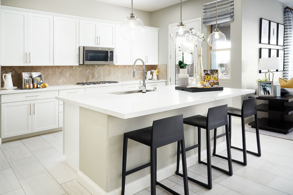 Anika model home in Las Vegas - Contemporary - Kitchen - Denver - by ...