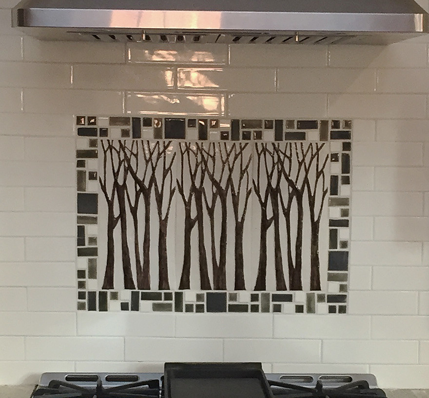Arbre Tiles (tree tile) - Craftsman - Kitchen - San Francisco - by ...