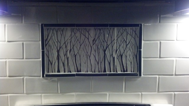 Arbre Tiles (tree tile) - Traditional - Kitchen - Minneapolis - by ...