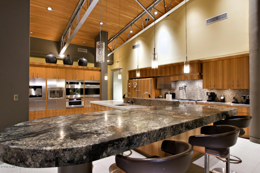 Arcadia Suburban Modern | Kitchen + Island - Modern - Kitchen - Phoenix ...