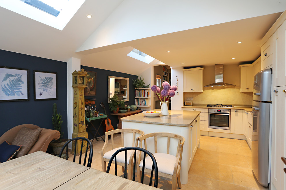 Polished Gable Roof Extension - East Dulwich - Transitional - Kitchen ...