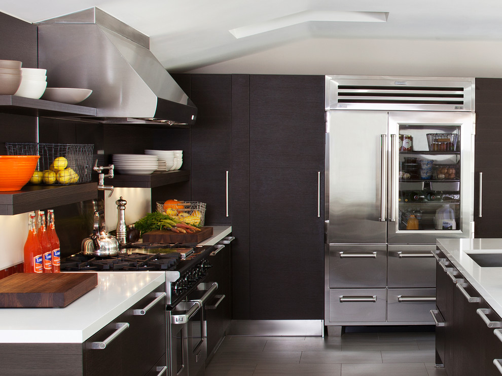 Arclinea Kitchen - Portolla Valley - Modern - Kitchen - San Francisco ...