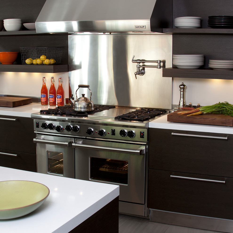 Arclinea Kitchen - Portolla Valley - Modern - Kitchen - San Francisco ...